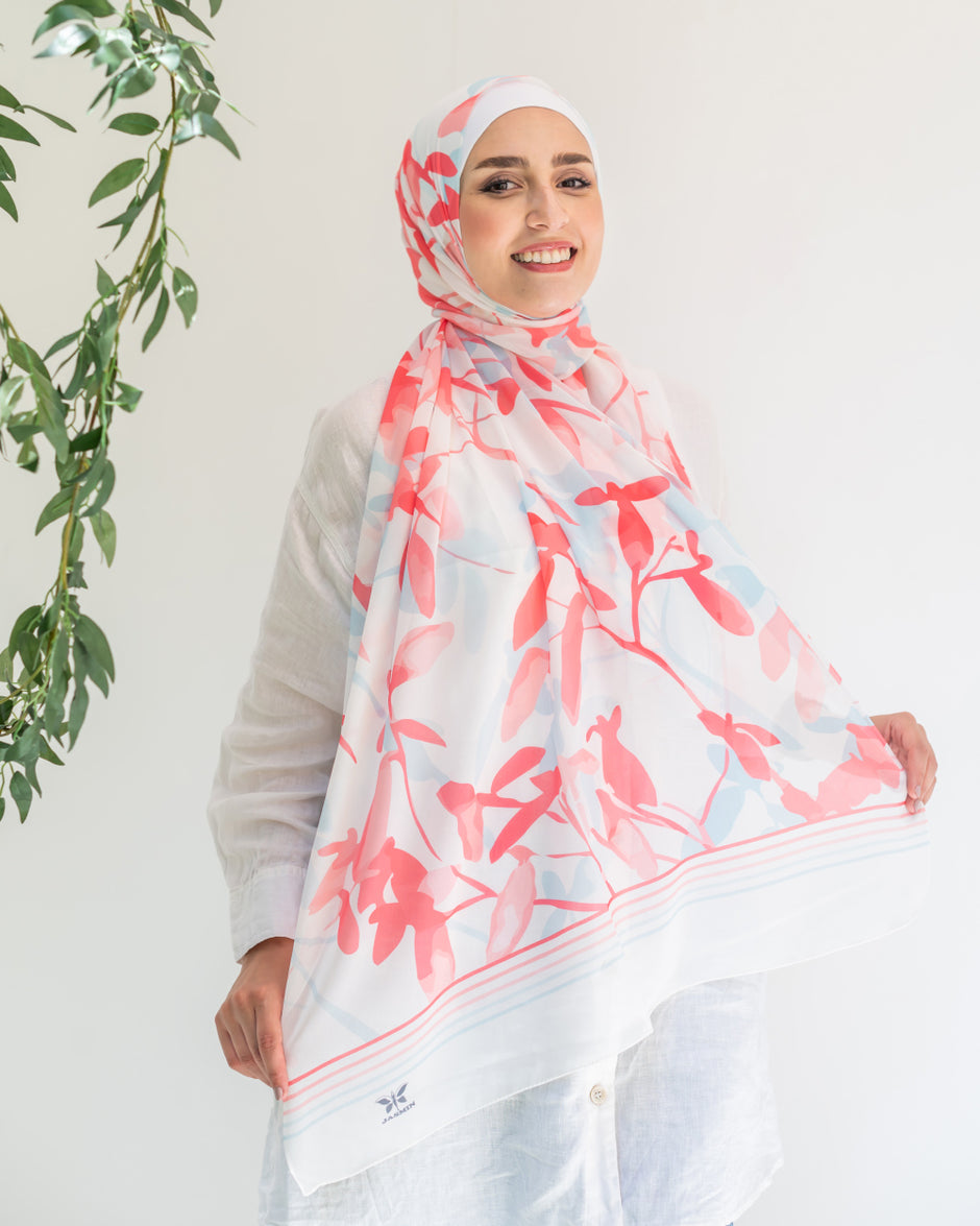 Printed Chiffon Scarves – Jasmin Store